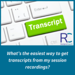 What’s the easiest way to get transcripts from my session recordings ...