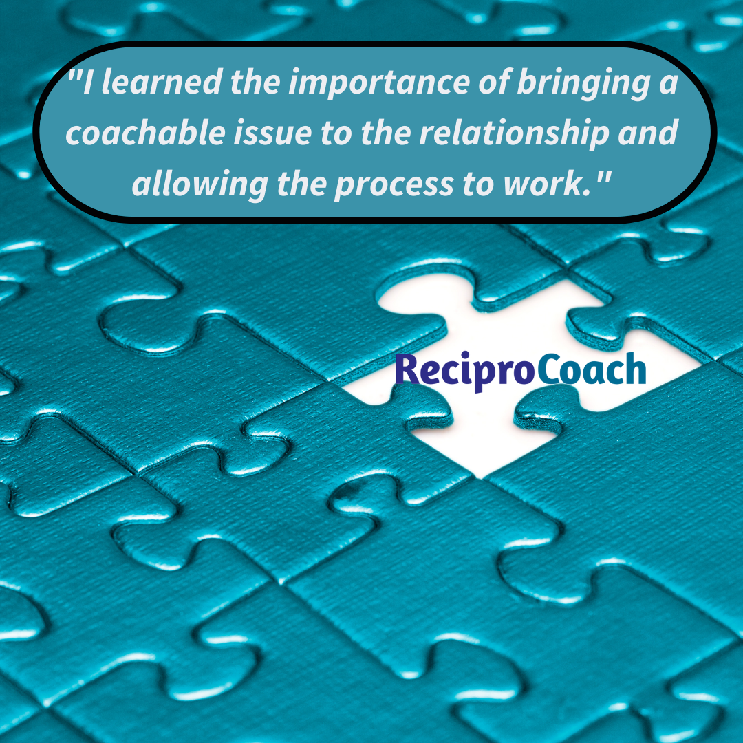 Trust in the process of coaching - ReciproCoach