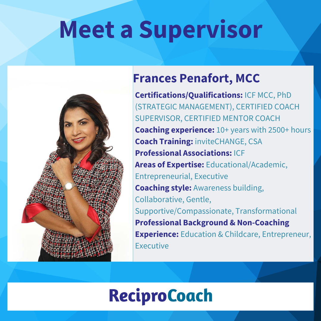 Meet A Supervisor Frances Penafort Mcc Reciprocoach