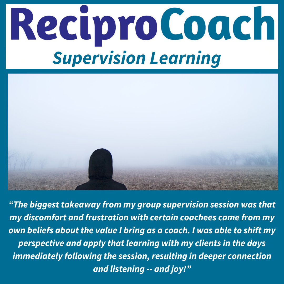 Seeing beyond discomfort and frustration through coaching supervison